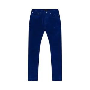 PURPLE BRAND Skinny Velours Flock - Blue