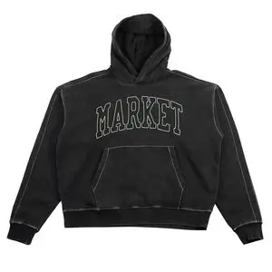 MARKET Big Stitch Hoodie - Black