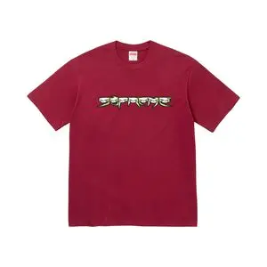 Supreme Skulls Spellout Tee 'cardinal - Red