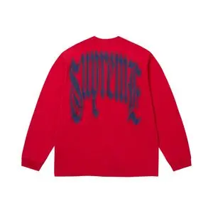Supreme Intarsia Long-sleeve Top - Red