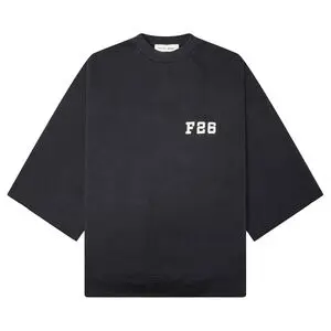 Fear Of God 3/4 Sleeve Crewneck 'washed Iron