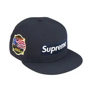 Supreme X Fdny Box Logo New Era 'navy - Blue