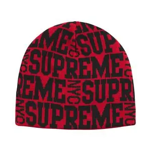 Supreme Reversible Camo Beanie - Red