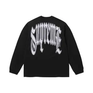 Supreme Intarsia Long-sleeve Top - Black