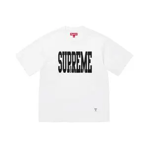 Supreme Stretch Appliqué Short-sleeve Top - White
