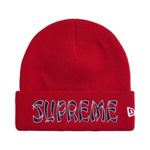 Supreme New Era Action Beanie - Red