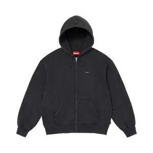 Supreme Small Box Zip Up Hooded Sweatshirt - Black