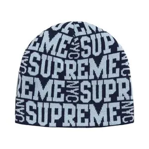 Supreme Reversible Camo Beanie 'navy - Blue