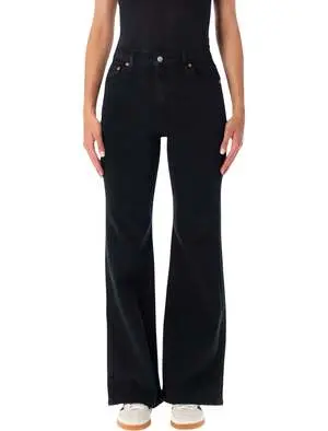 LEVI'S Ribcage High-rise Flare Jeans - Nero