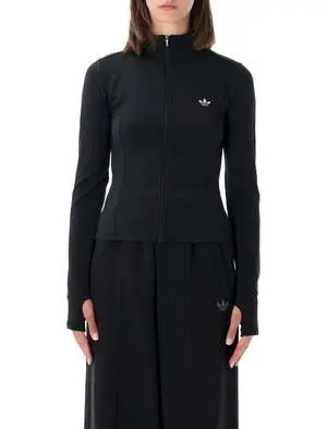 ADIDAS ORIGINALS Recycled Knit Zip-up Top