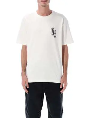 Rvca All Seeing T-shirt Relaxed Fit, Large - Salt