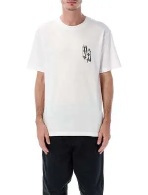 Rvca Double Trouble T-shirt Relaxed Fit - White
