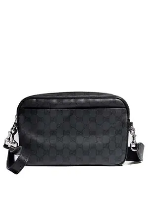 Gucci Mini Gg Canvas Wristlet Bag 16cm Height 24cm Width 5cm Depth For