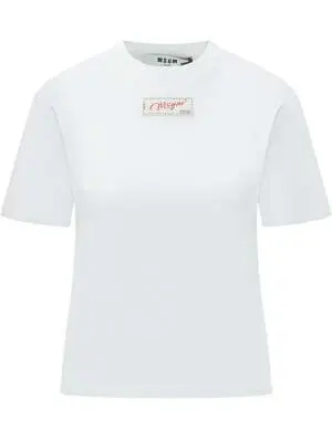 MSGM Artistic Logo T-shirt