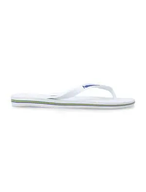 Havaianas Brasil Logo Rubber Flip-flops - Bianco
