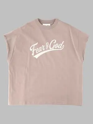 Fear Of God Essentials 100% Cotton T-shirt - Grey