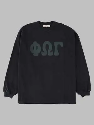 Fear Of God Washed 100% Cotton Essentials T-shirt - Charcoal