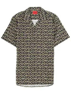 Hugo Classic Cotton Shirt For - Green