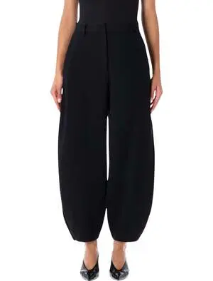 BY MALENE BIRGER High-waist Wide-leg Trousers - Nero