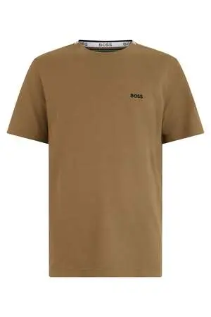 BOSS Classic Short-sleeve Cotton T-shirt - Brown