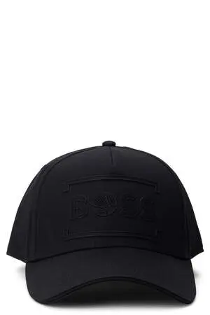 BOSS Logo Baseball Cap - Black