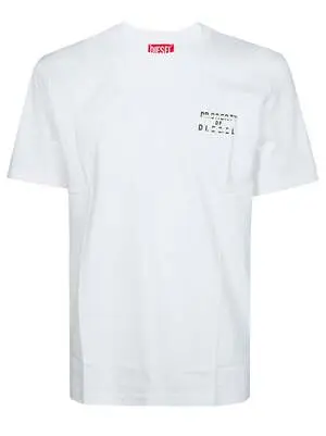DIESEL® Adjustable Fit T-shirt For - Bianco