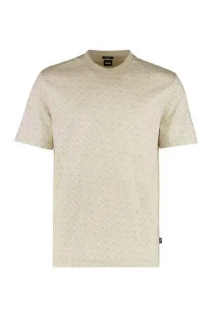 BOSS Classic Fit Cotton T-shirt - Beige