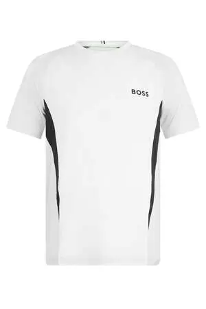 BOSS Technical Short-sleeve T-shirt With Side Inserts