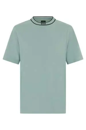 BOSS Classic Soft Cotton T-shirt For Short Sleeve - Green