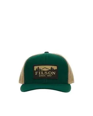 Filson Classic Cotton Trucker Hat - Pine / Brown