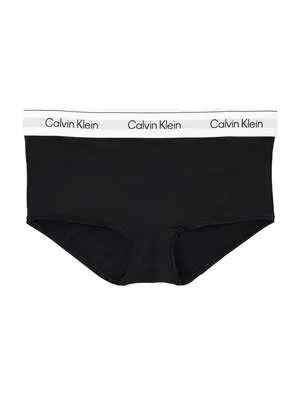 Calvin Klein Low-rise Cotton Modal Culotte For - Black