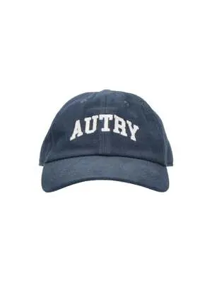 AUTRY Baseball Cap With Embroidered Logo - Blue