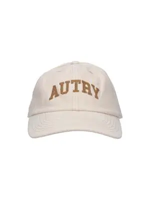 AUTRY Embroidered Logo Baseball Cap - Cream
