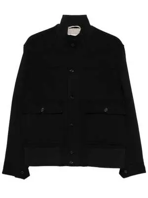 LARDINI Wool-cashmere Jacket With Button & Zip Closure