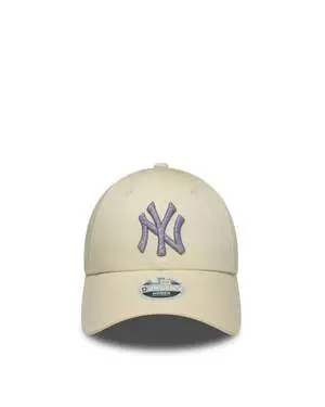 New Era Crown Visor Hat - Light Beige