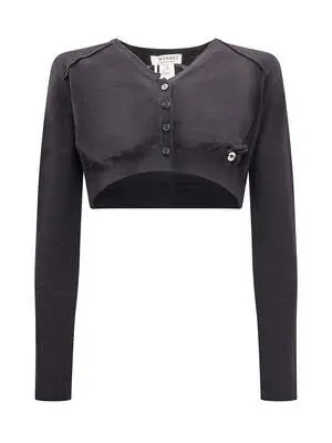 Twin-set Stylish Logo Cardigan For All Seasons Reference Months