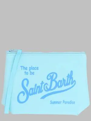 MC2 SAINT BARTH Mc2 Saint Barth Men's Mini Clutch Bag Azure