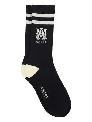 Amiri Mini Striped Socks - Black