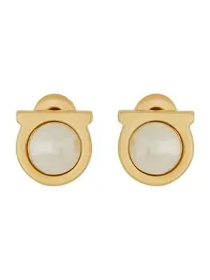 FERRAGAMO Gancini Earrings - Gold