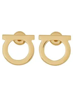 FERRAGAMO Gancini Earrings - Gold