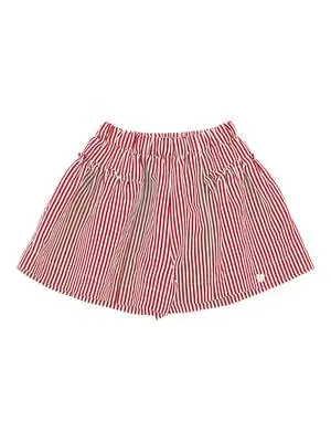 Monnalisa Chic Mini Shorts With Sophisticated Waistband - Red