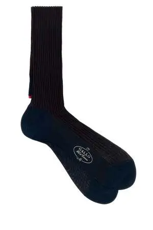 GALLO Contrast Cotton Socks For - Multicoloured