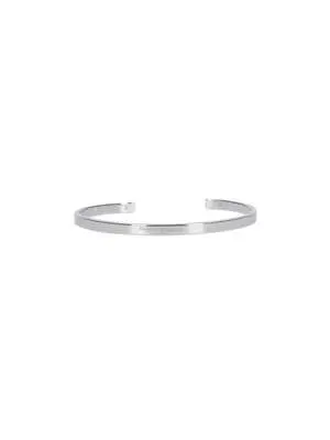 MAISON MARGIELA Engraved Cuff Bracelet - Silver