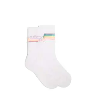 Casablanca Classic Socks - White
