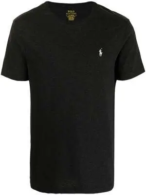Polo Ralph Lauren Signature Embroidered Crew Neck T-shirt - Nero