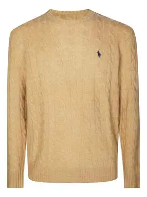 Polo Ralph Lauren Cable-knit Wool And Cashmere Sweater - Beige