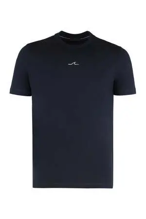 Paul & Shark Crew Neck Mini Print T-shirt