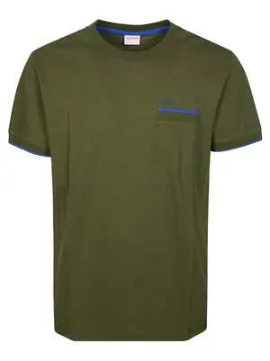SUN 68 Classic Mini Piquet Pocket T-shirt For - Verde