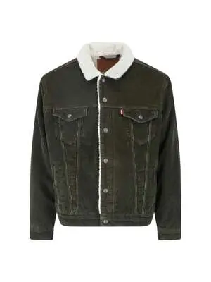 LEVI'S STRAUSS Corduroy Sherpa-lined Trucker Jacket