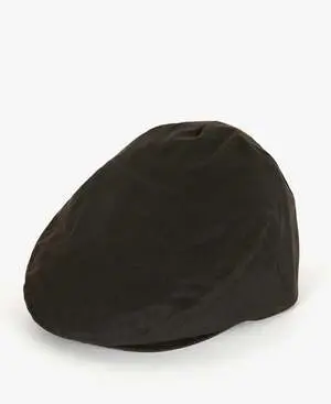 Barbour Waxed Cotton Fitted Cap - Olive